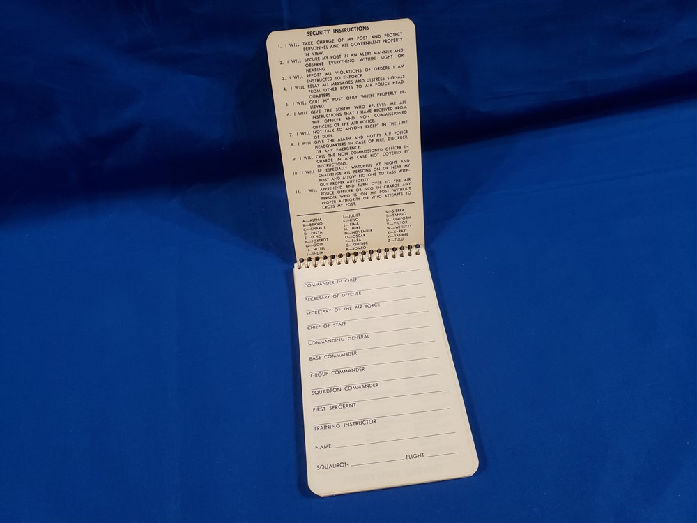 AIR FORCE VIETNAM NOTEBOOK - Doughboy Military Collectables Springfield ...
