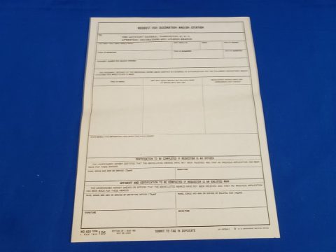 REQUEST FORM AWARD RIBBONS - Doughboy Military Collectables Springfield ...