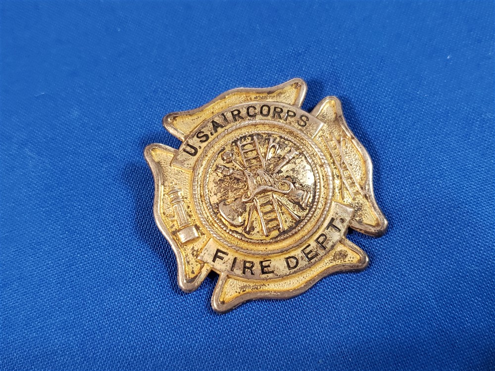 FIREMAN BADGE AAF WWII SET - Doughboy Military Collectables Springfield ...