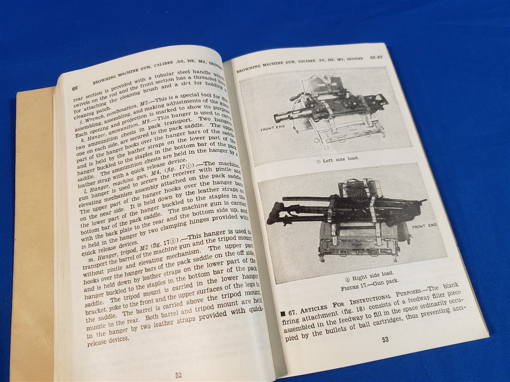 FM23-60 BROWNING M2 MG 1940 - Doughboy Military Collectables ...