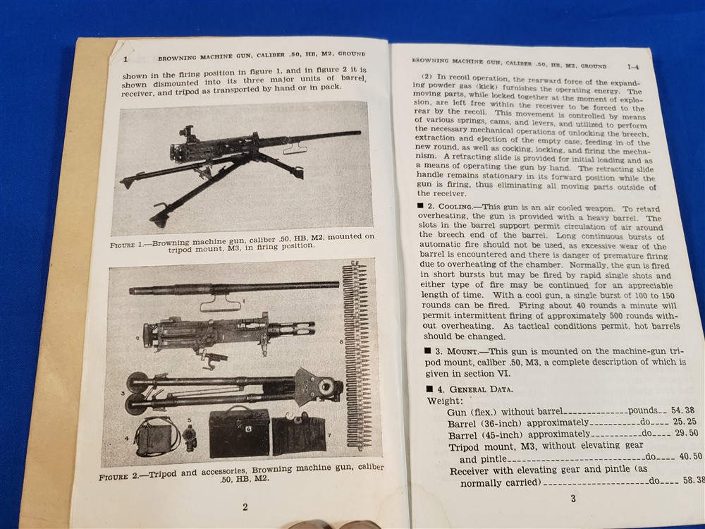FM23-60 BROWNING M2 MG 1940 - Doughboy Military Collectables ...