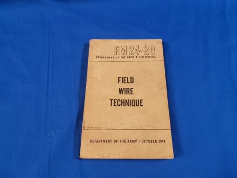 FM24-20 WIRE COMMUNICATION 1948 - Doughboy Military Collectables ...