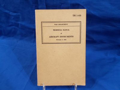 TM1-413 AIRCRAFT INSTRUMENT 1942 - Doughboy Military Collectables ...