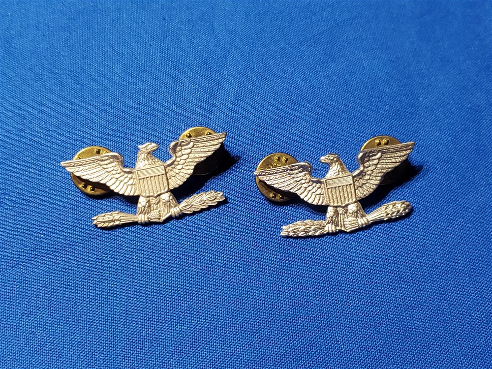 Rank Colonel eagles Krew - Doughboy Military Collectables Springfield ...