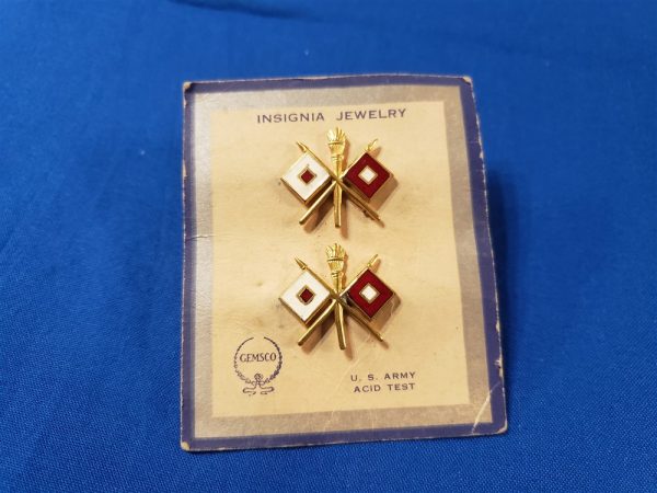 Insig Signal Ofc Gemsco card - Doughboy Military Collectables ...