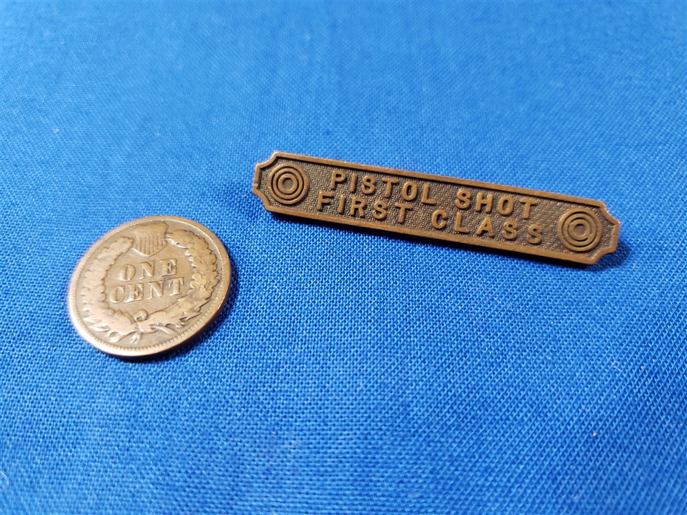 Shoot Award pistol shot bar - Doughboy Military Collectables ...