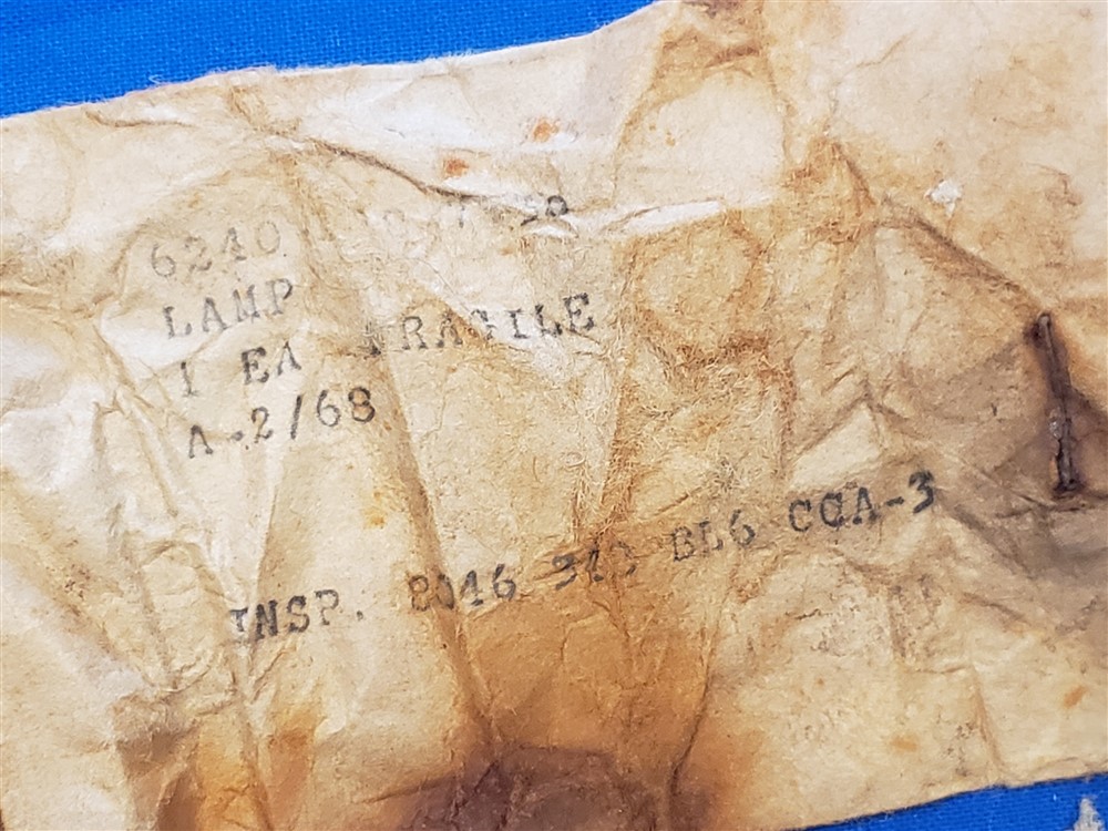 Light bulb prc25 1968 - Doughboy Military Collectables Springfield Missouri