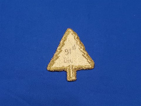 Patch 91st OD Border - Doughboy Military Collectables Springfield Missouri