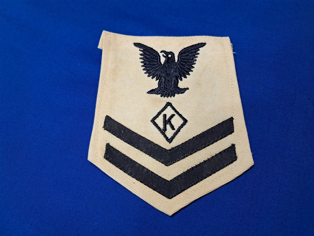 Chevron Navy Chem white - Doughboy Military Collectables Springfield ...