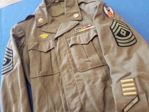 Tunic 1st Sgt 9th AC V4694 - Doughboy Military Collectables Springfield ...