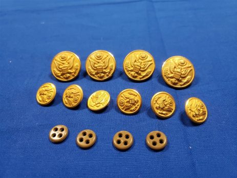 Buttons Enlisted gold Dress - Doughboy Military Collectables ...