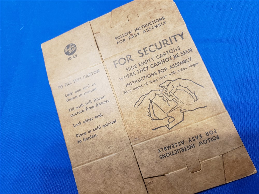 Ice Cream container WWII - Doughboy Military Collectables Springfield ...