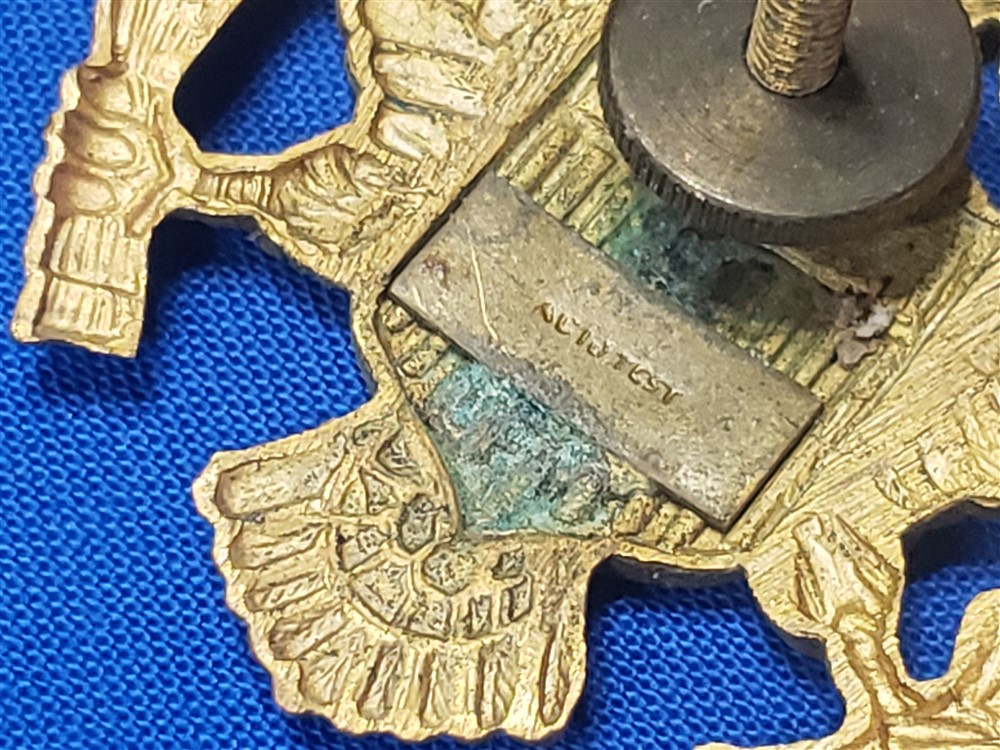 Visor eagle Army AT plate - Doughboy Military Collectables Springfield ...