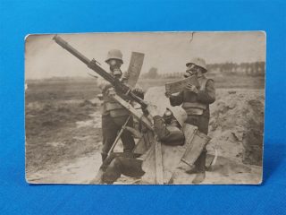 RPPC WWI Antiair crew - Doughboy Military Collectables Springfield Missouri