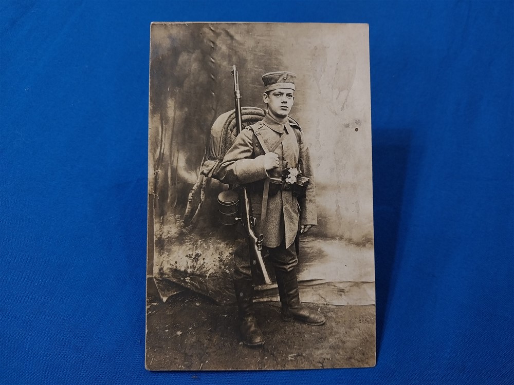 RPPC German Soldier 1 - Doughboy Military Collectables Springfield Missouri