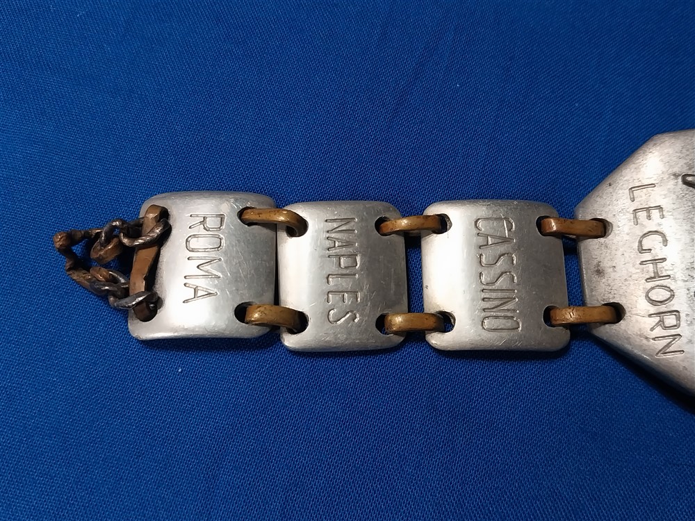 Bracelet LG WWII Italy - Doughboy Military Collectables Springfield ...