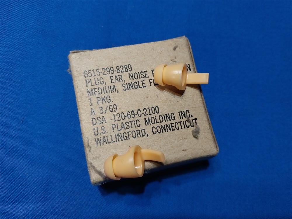 Ear plugs Vietnam issue - Doughboy Military Collectables Springfield ...