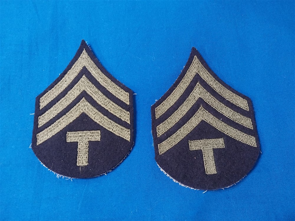 Chevrons T4 emb cut edge - Doughboy Military Collectables Springfield ...