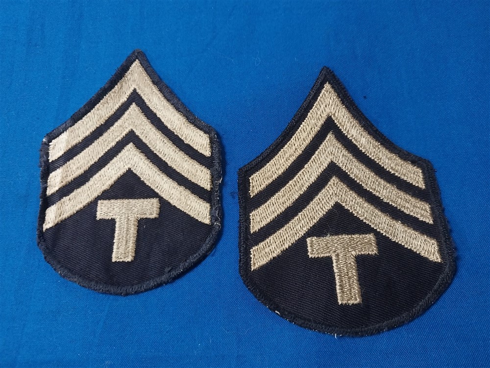 Chevrons T4 emb cut edge - Doughboy Military Collectables Springfield ...