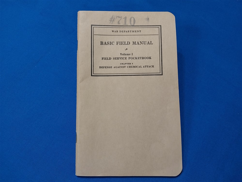 Pocketbook defense chem 38 - Doughboy Military Collectables Springfield ...