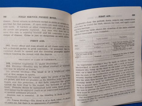 Field serv book 1917 - Doughboy Military Collectables Springfield Missouri
