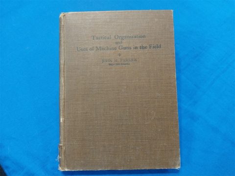 Tactical MG manual 1899 - Doughboy Military Collectables Springfield ...