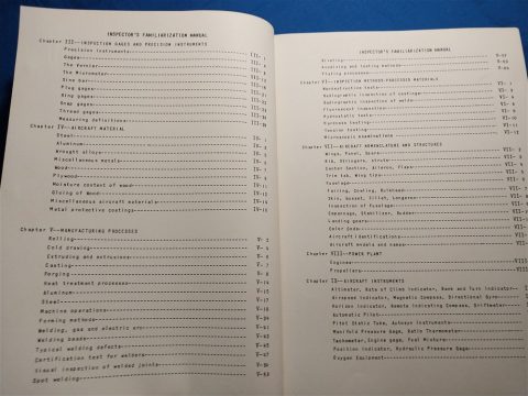 Aircraft inspector manual 43 - Doughboy Military Collectables ...