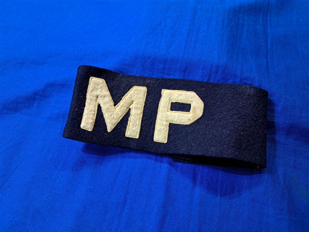 Armband MP WWII blue - Doughboy Military Collectables Springfield Missouri