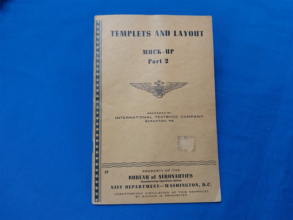 Templets mock plane manual - Doughboy Military Collectables Springfield ...