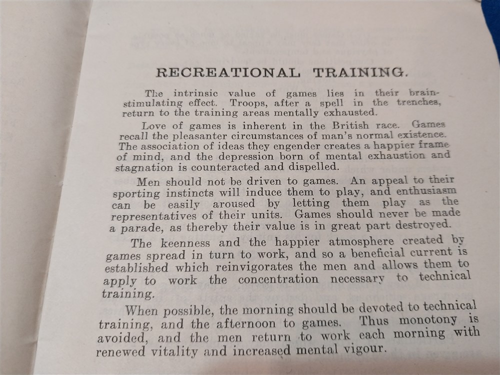 Recreation Training book 17 - Doughboy Military Collectables ...
