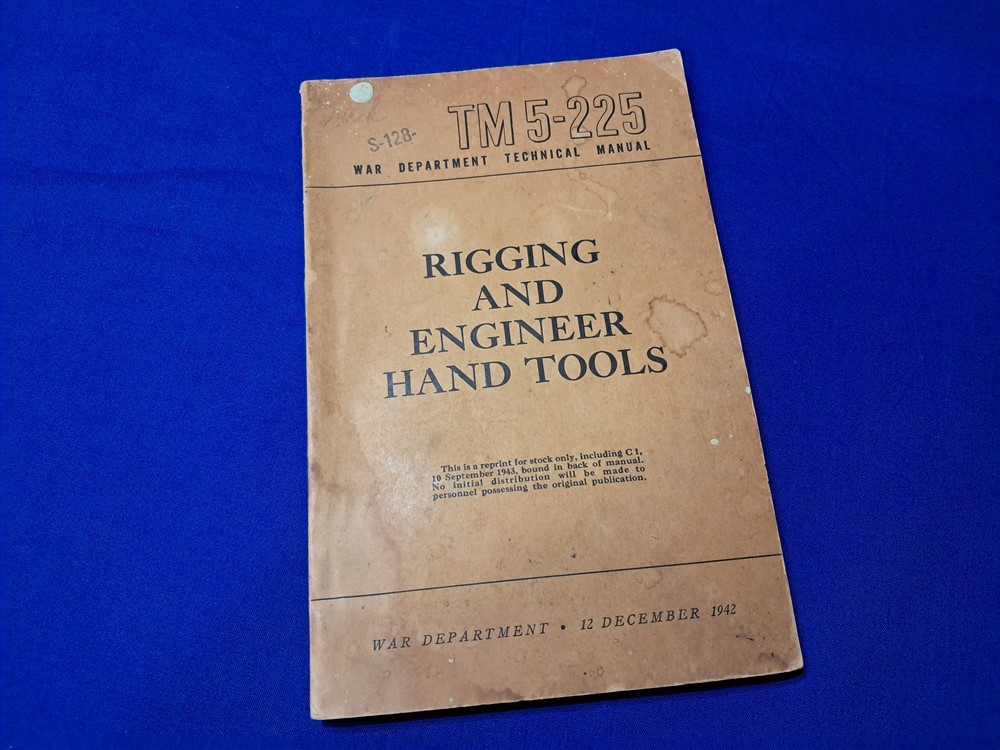 TM5-225 Rigging tool 42 - Doughboy Military Collectables Springfield ...