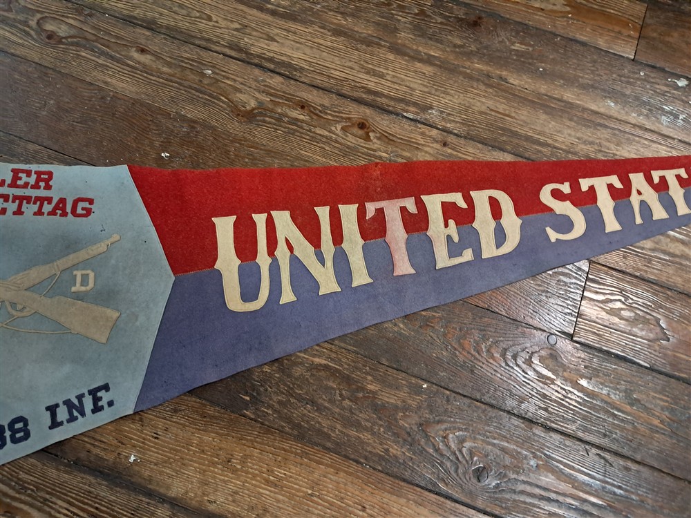 Pennant WWI 138th Inf - Doughboy Military Collectables Springfield Missouri