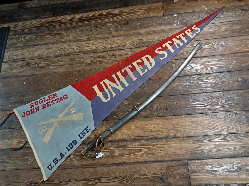 Pennant WWI 138th Inf - Doughboy Military Collectables Springfield Missouri