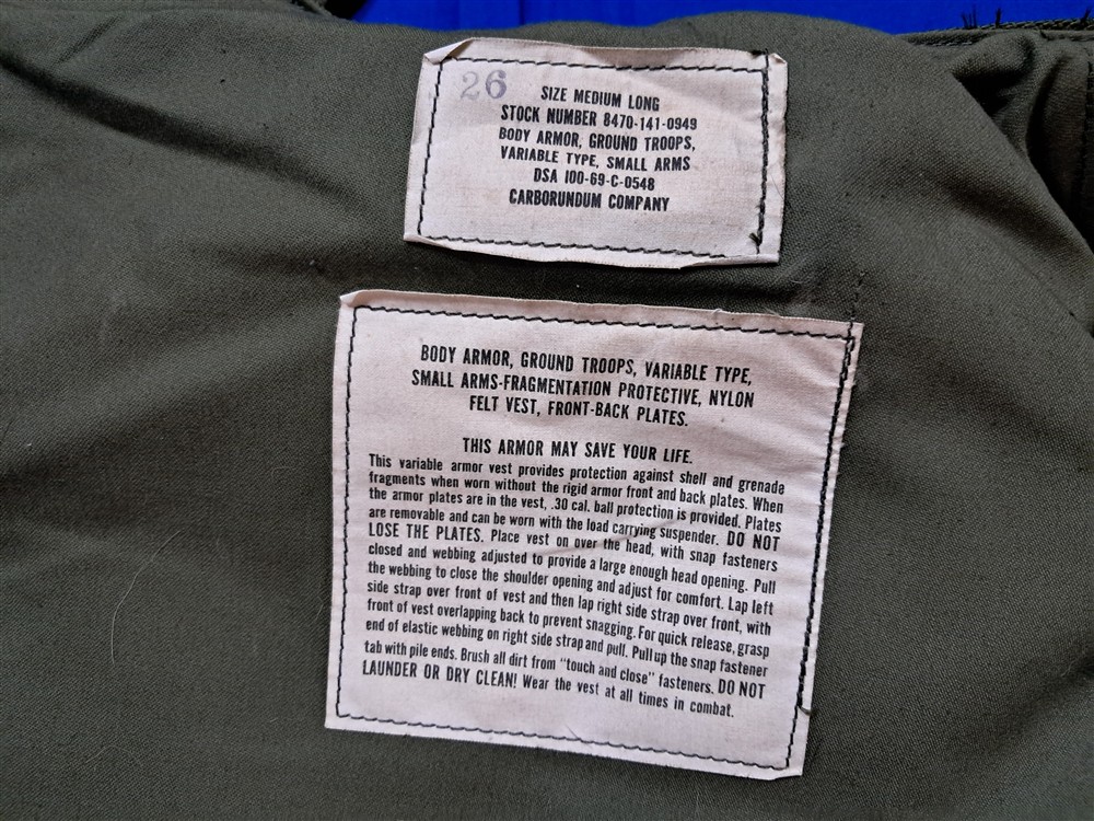 Body Armor Variable type - Doughboy Military Collectables Springfield ...