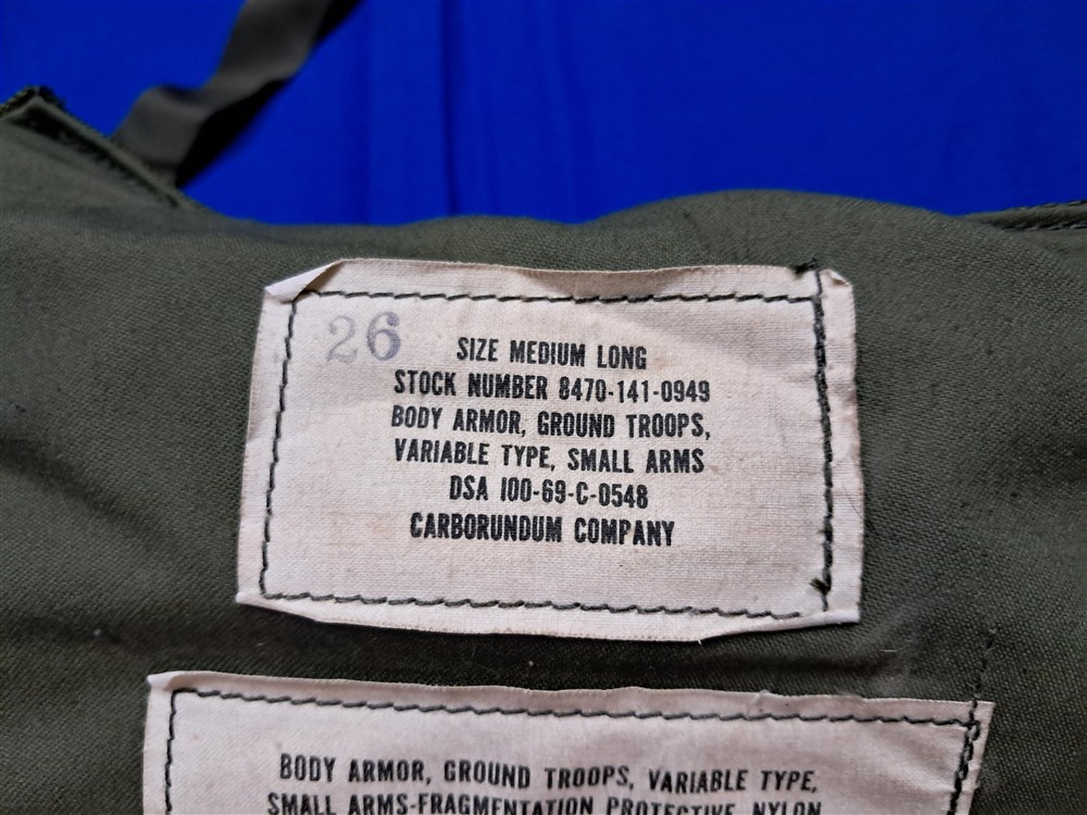 Body Armor Variable type - Doughboy Military Collectables Springfield ...