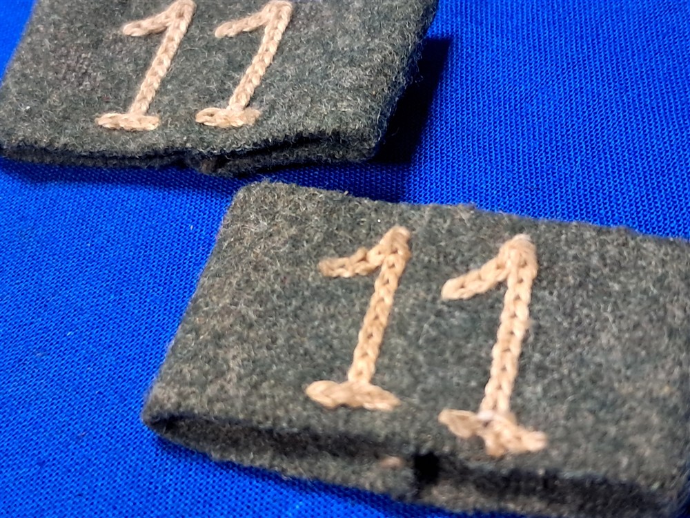 Shoulder slip numbers 11 - Doughboy Military Collectables Springfield ...