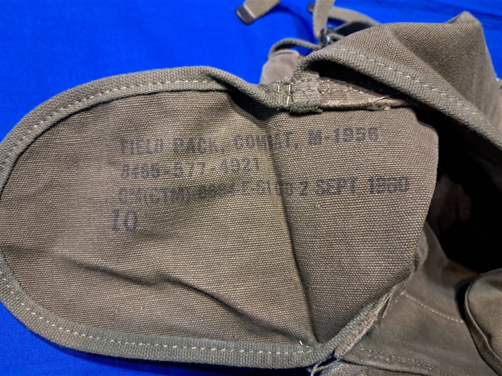 M56 Combat pack 1960 - Doughboy Military Collectables Springfield Missouri