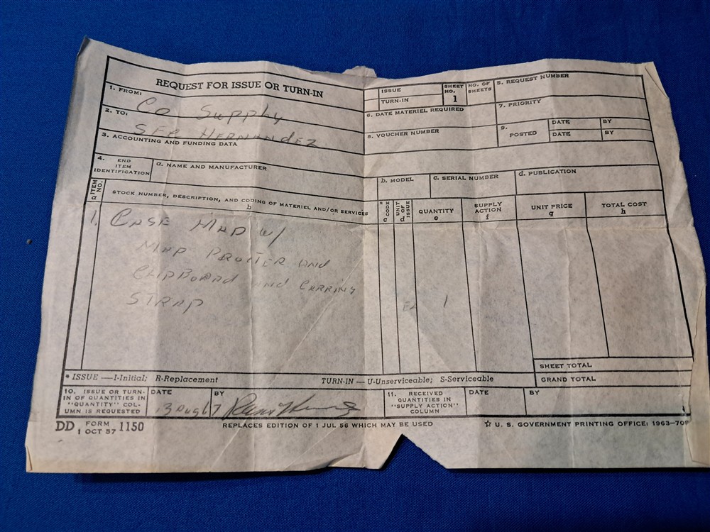 Map case USMC 1943 - Doughboy Military Collectables Springfield Missouri