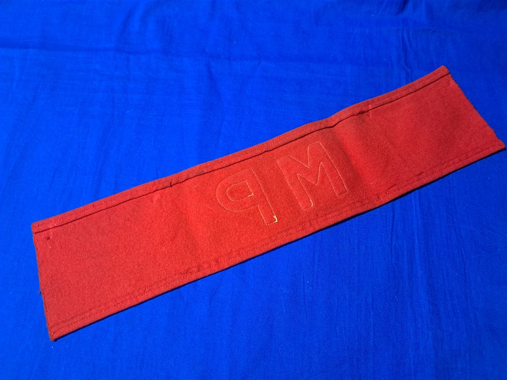 USMC Armband MP WWII - Doughboy Military Collectables Springfield Missouri