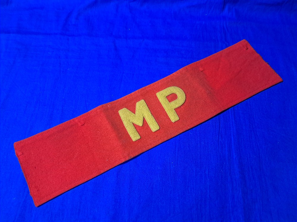 USMC Armband MP WWII - Doughboy Military Collectables Springfield Missouri